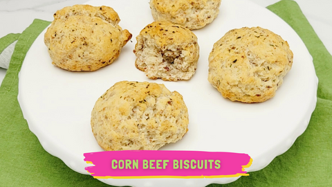 Corn Beef Biscuits | Eat For Life By Marsha